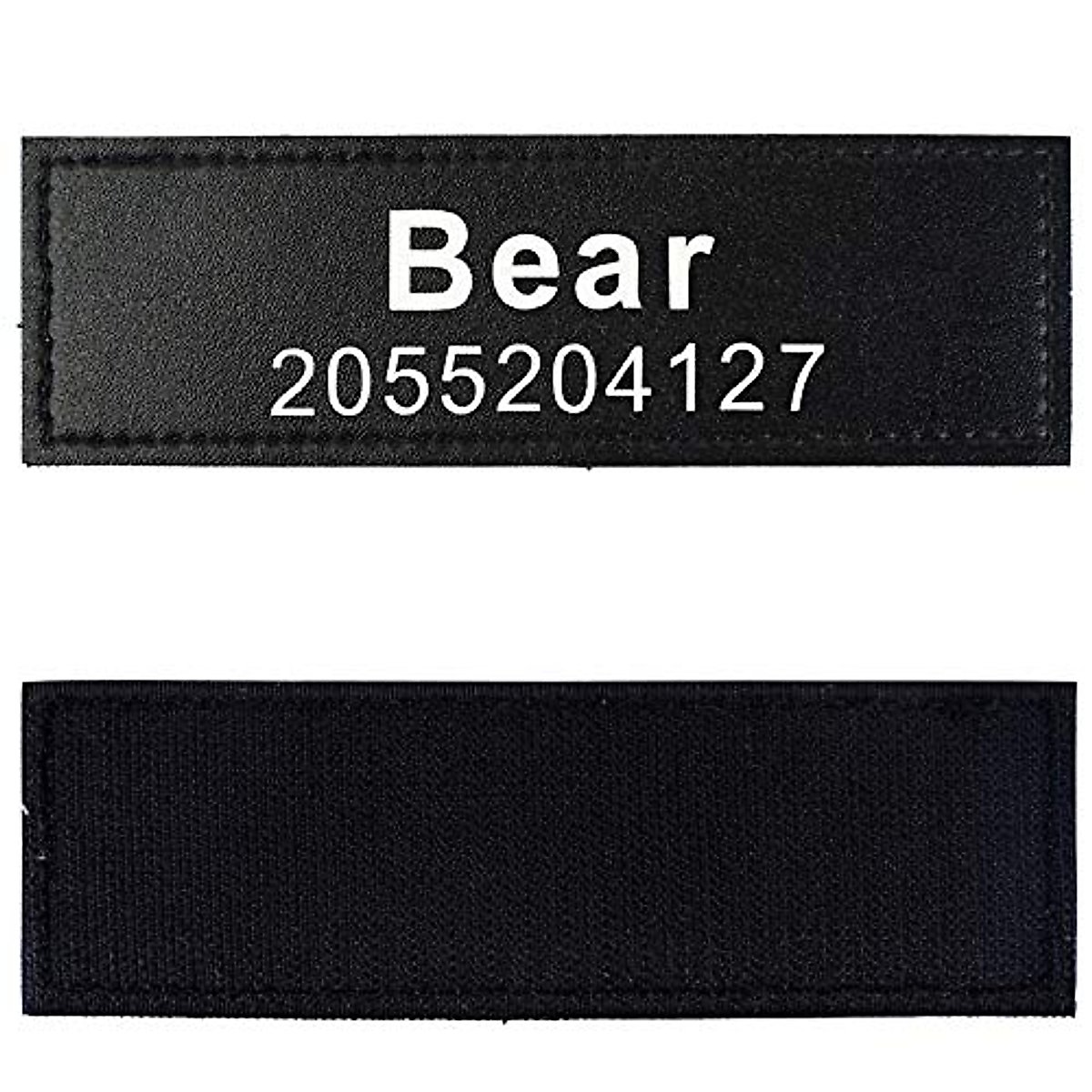 Custom Patch 2 Pieces Dog Vest Patches, Personalized Removable Tactical Patches for Dog Harness Service Dog in Training and Dog Halter Patches with Hook and Loop