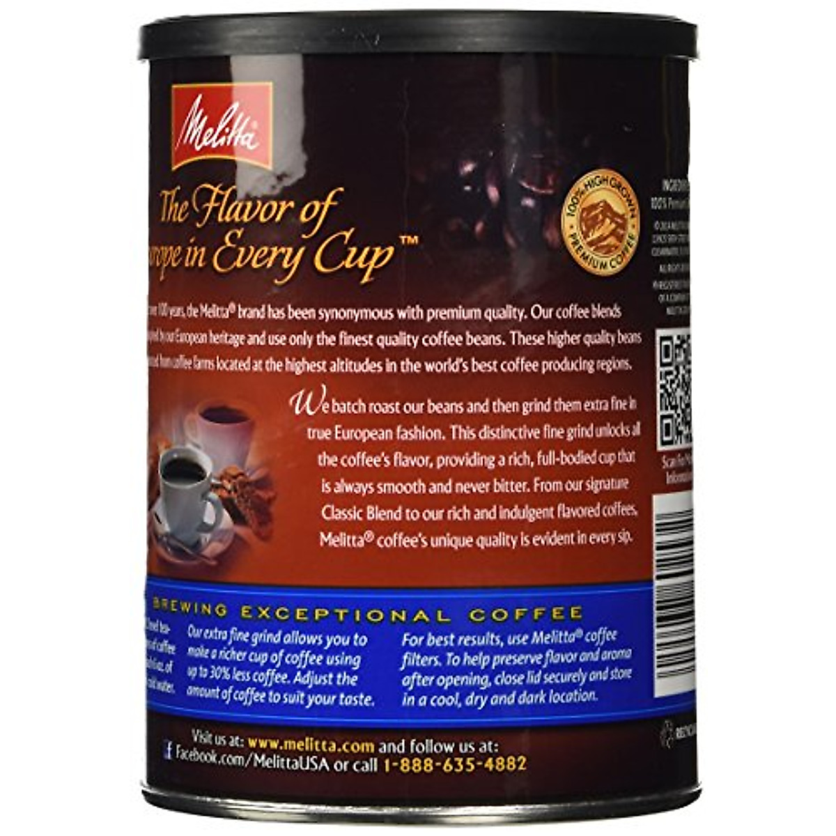 Melitta Classic Blend Medium Roast Ground Coffee, 11-Ounce (Pack Of 4)