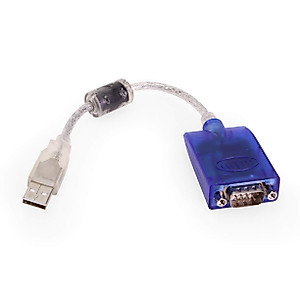 GearMo Windows 7, 8 and 10 Compatible USB Serial Adapter FTDI Chip RS232 DB-9 920K with TX/RX LED