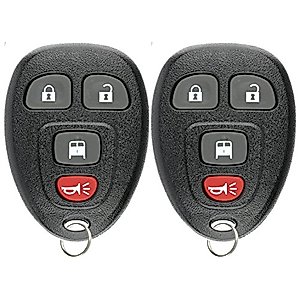 KeylessOption Keyless Entry Remote Car Key Fob Replacement for Chevy Express Savana (Pack of 2)