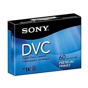 VIDEO, DVC MINI DIGITAL , 60 MINUTE,PREMIUM CHIPLESS, 6MM - Sold as 4 Packs