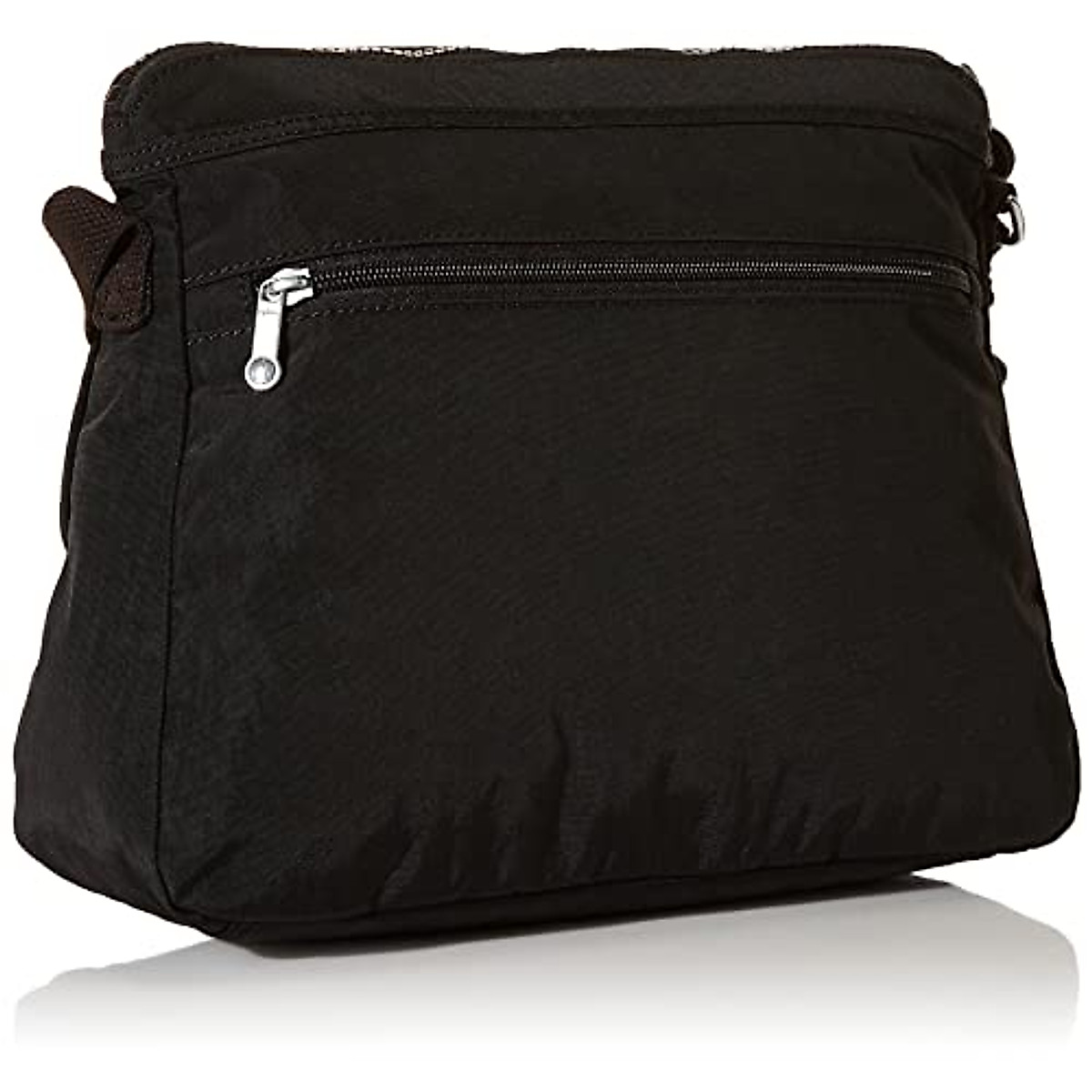 Kipling womens WomenÂ’s Aisling Bag, Lightweight Everyday Purse, Nylon Shoulder Crossbody Bag, Black Noir, 12 L x 8.87 H 4 D US