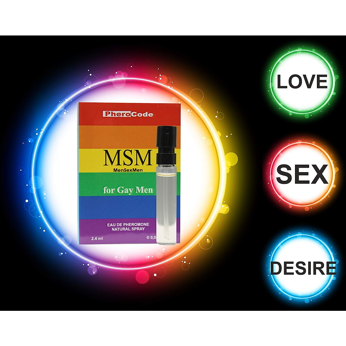 CopulinAndrone PheroCode - Advanced Pheromone Spray for Gay & Bi Men - Long-Lasting Pheromone Perfume Blend with Futuristic Perfect for Confidence & Attraction - 0.08 fl oz