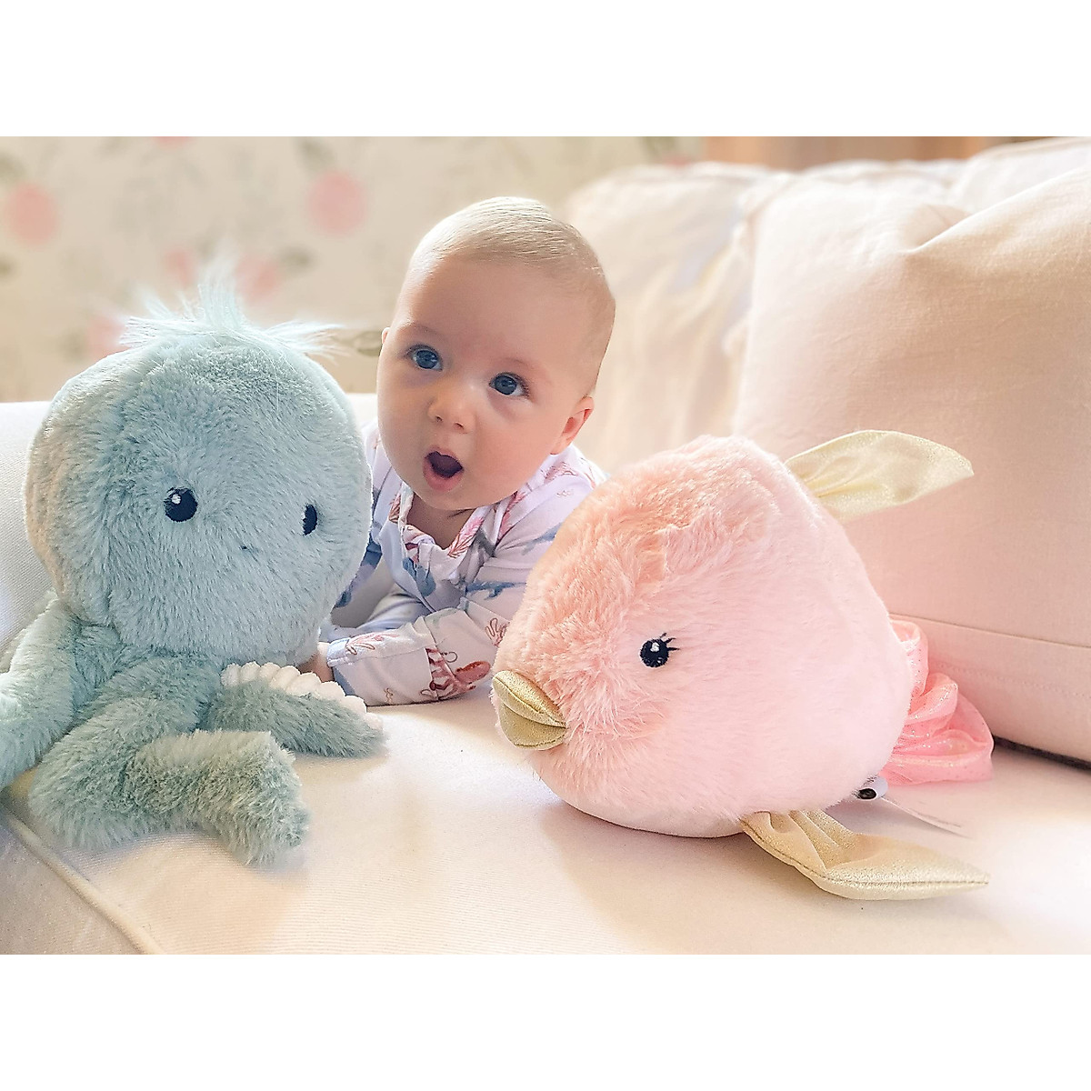 MON AMI Oda The Octopus Stuffed Animal Toy – 11”, Octopus Plush, Use as Toy or Nursery Room Décor, Great Gifts for Kids of All Ages, Ocean Animals