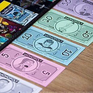 Monopoly Rick and Morty Board Game | Based on the hit Adult Swim series Rick & Morty | Offically Licensed Rick Morty Merchandise | Themed Classic Monopoly Game