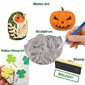 Baijuyi Exacto Knife Craft Knife, Stainless Steel Hobby Knife Set with 3 Exacto Knives+90 pcs Exacto Knife Blades for Precision Carving, DIY, Art, Cutting, Scrapbooking,Stencil.