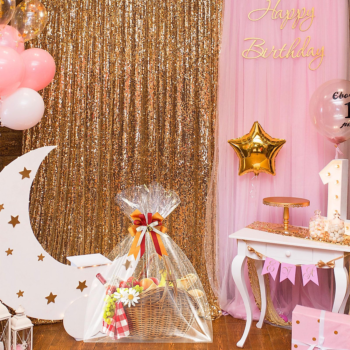 Sinload 12 Pcs 50" x 56" Cellophane Gift Bags Extra Large Cellophane Bags Clear Basket Bags for Gift Baskets, Jumbo Big Opp Plastic Cellophane Wrap Large Size Clear Gift Bags