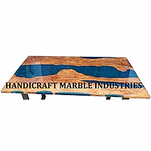 Handmade Epoxy Table Live Edge Wooden Table Epoxy Resin River Table Natural Wood Dining table Natural Epoxy Table Resin Table