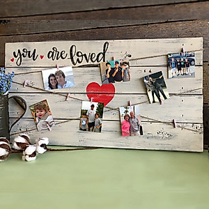 16 Piece Inspirational Word Stencil Set - Stencils for Painting on Wood - Quotes Include Dream, Faith Hope Love - Stencils for Painting on Canvas, Stencils for Crafts Reusable for Signs and Fabric