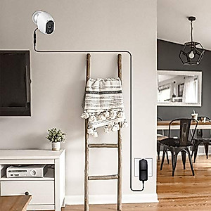 Power Adapter with 16 Feet Cable, Plug Adapter Compatible with Arlo Camera (VMC3030, VMS3430), Replace CR123A