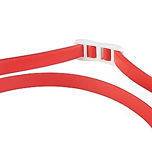 Speedo Unisex-Adult Swim Goggles Speed Socket 2.0, Blue/Rd Grey/Grey Mirrored