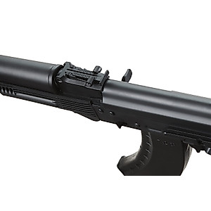 Licensed Lancer Tactical x Kalashnikov KR-103 USA SBR Airsoft AK74 AEG Rifle with Folding Stock - Includes Airsoft Speed Loader (Black)