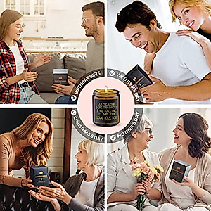 dovegift English Pear Freesia Scented Soy Candles - Funny Birthday Gifts for Women, Girlfriend - Best Friendship, Friends -Unique Gifts for Mom, Wife, Daughter, Coworker