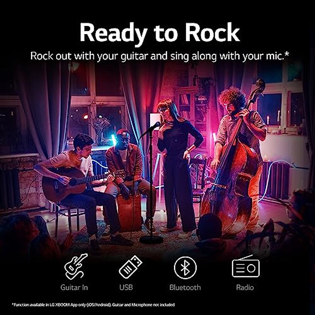 LG RNC5 XBOOM Audio System with Bass Blast