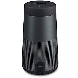 Bose SoundLink Revolve Portable Bluetooth 360 Speaker, Triple Black (Renewed)