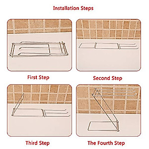 Z Fingertip Guest Towel Holder Free-Standing Bathroom Vanities Countertops, Foldable Stainless Steel Towel Rack to Store and Dry Small Towels