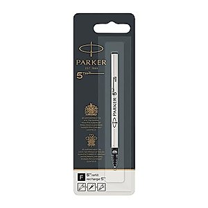 Parker 5th Technology Pen Ink Refill | Fine Point | Black Ink | 1 Count