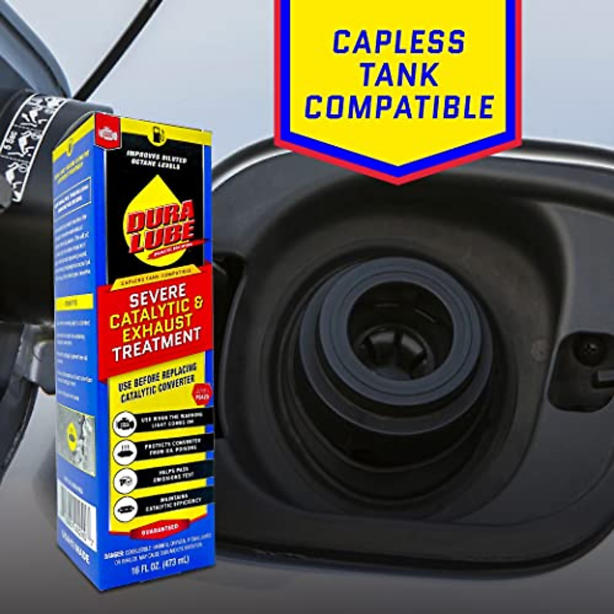 Dura Lube Severe Catalytic and Exhaust Treatment Cleaner Fuel Additive, 16 fl. oz., (PN: HL-402409 PDQ3)