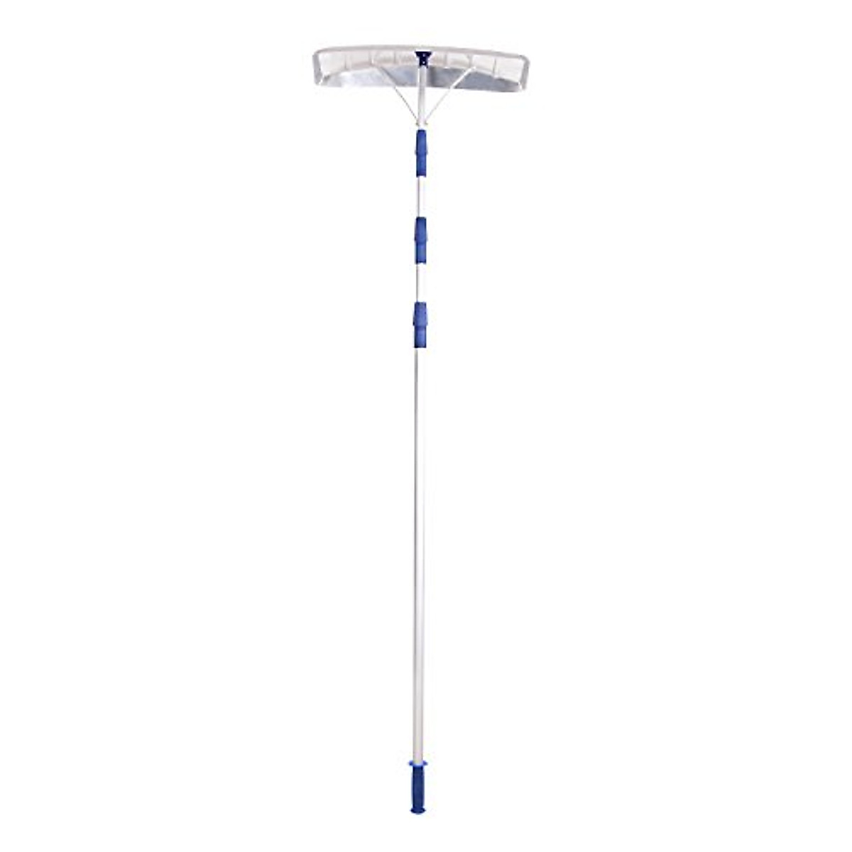 Snow Joe RJ205M Twist-N-Lock Telescoping Snow Shovel Aluminum Roof Rake, 21'