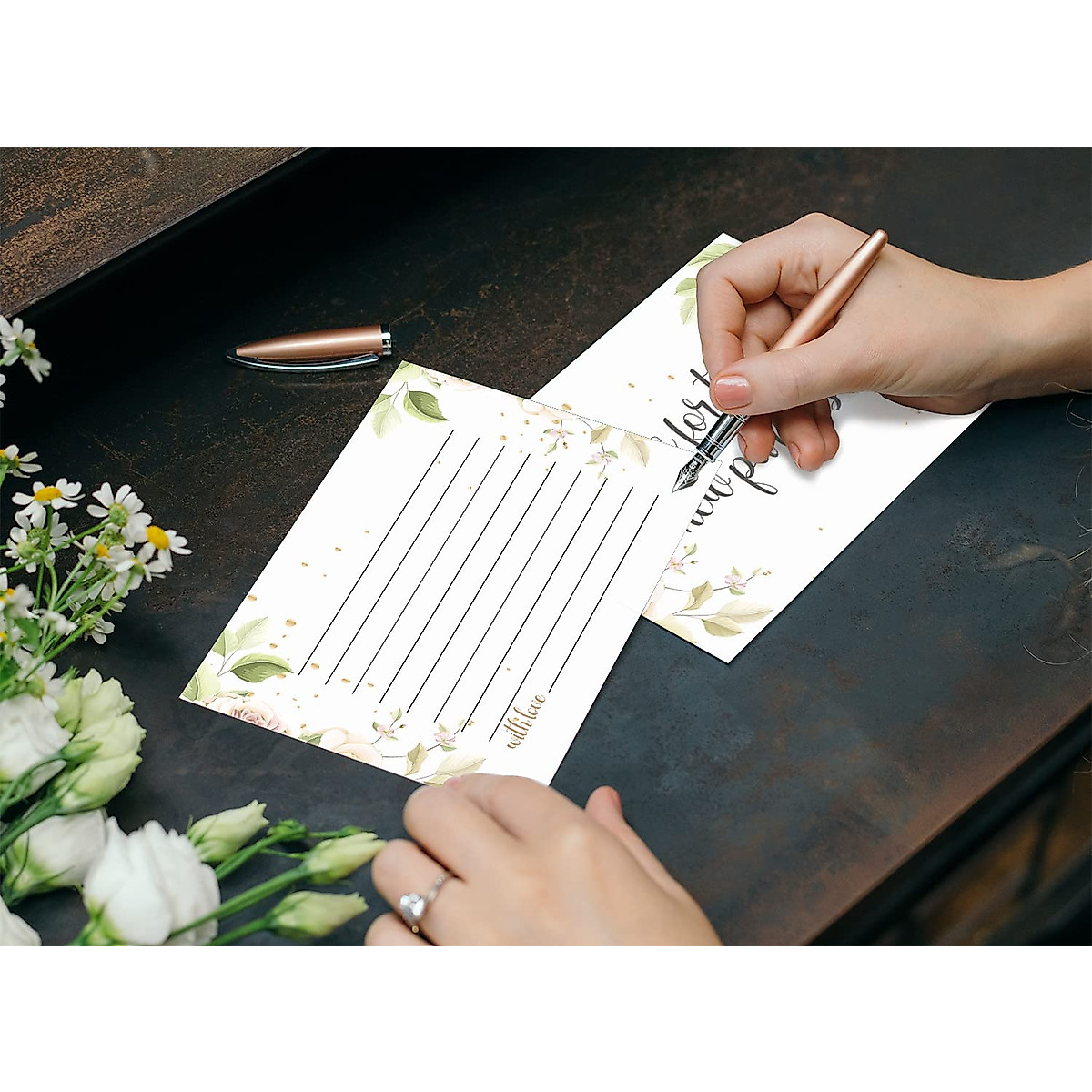 Advice for New Parents, Parenting Advice Card, Baby Shower Party, Tips for the Parents To Be，Includes a 5x7 Standing Sign and 25 4x6 Advice Cards(JYC034)