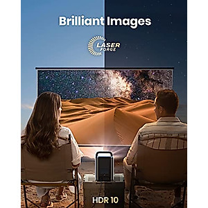 Anker NEBULA Cosmos Laser 4K Projector, Android TV 10.0 Movie Laser Projector with 30W Speakers, Auto Keystone Screen Adaption Home Theater Projector with Portable Laser Technology
