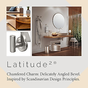 Gatco 4295 Latitude II Single Robe Hook, Satin Nickel, 2.1L x 2W x 2.2H inches