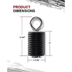 DAYDOOR ATV Anchors, General Tie Down Anchor, UTV Lock and Ride 2" Bed Anchor Compatible with Polaris Ranger 1000 XP 900 XP 800 700 500 570 with 1-7/16" Hole (6 Pcs,Black)