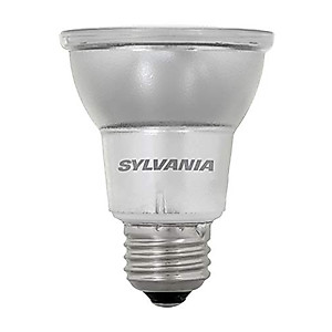 SYLVANIA LED PAR20 Flood Light Bulb, 50W Equivalent Efficient 7W, 500 Lumen, Medium Base, Dimmable, 3000K, Natural White - 24 pack (40216)