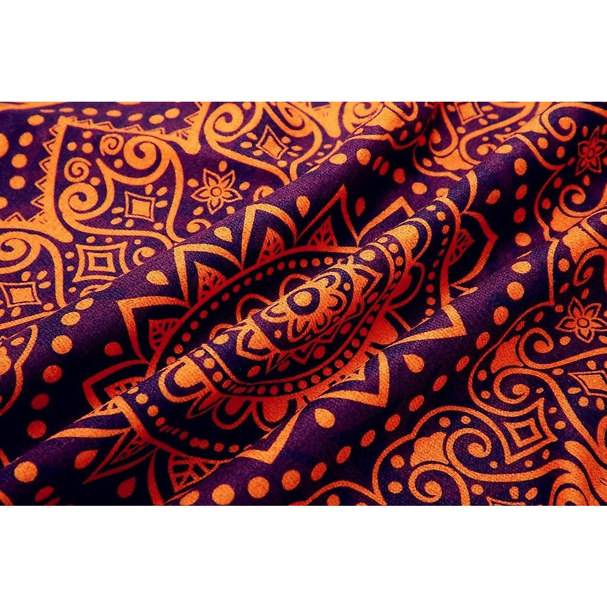 Heathyoga Non Slip Hot Yoga Towel, 100% Microfiber Non Slip Yoga Mat Towel for Hot Yoga, Pilates and Fitness, Exclusive Corner Pockets Design + Free Spray Bottle