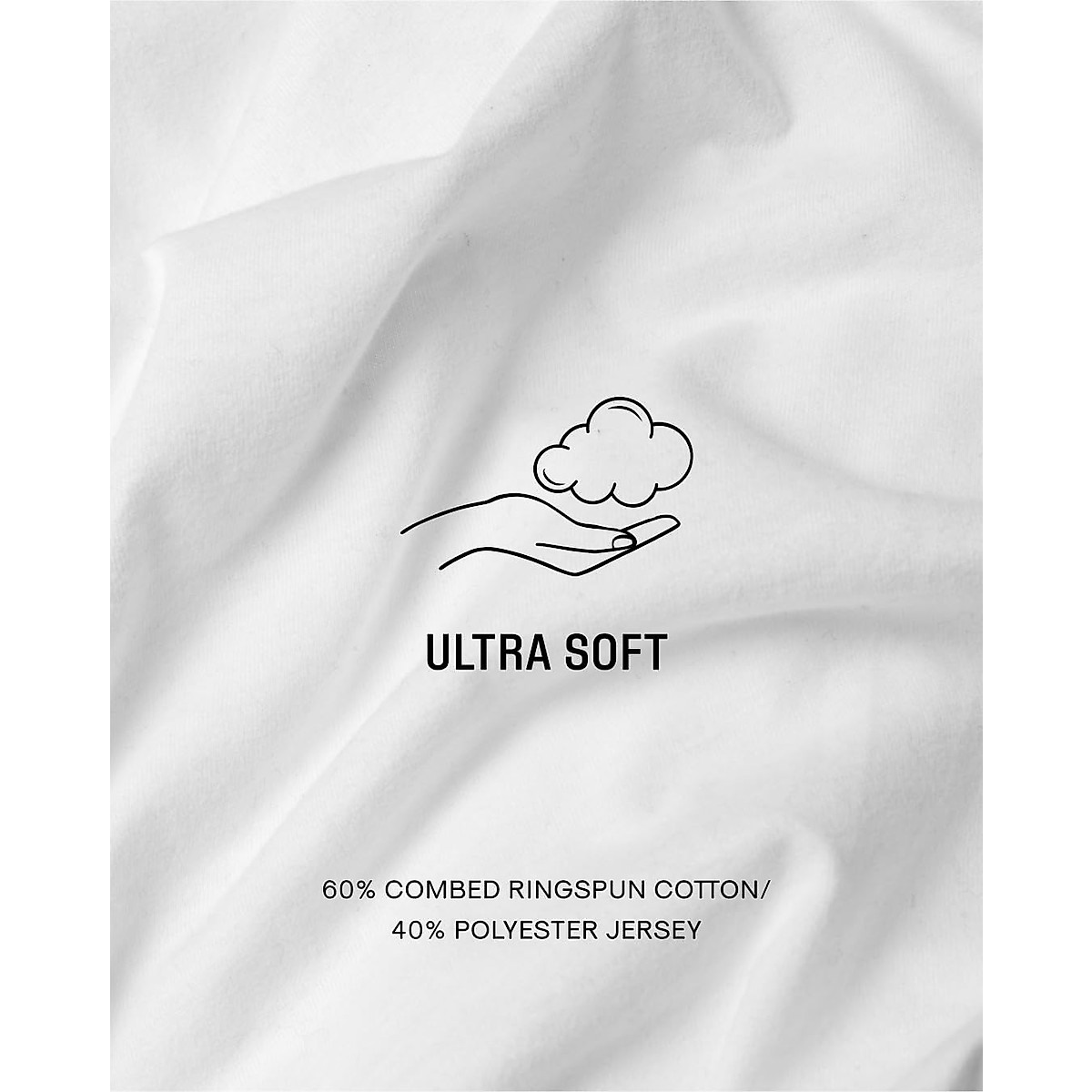 True Classic Mens T-Shirts - Short Sleeve Crew Neck Plain Novelty T Shirt for Men, Pack of 6, Variety, L