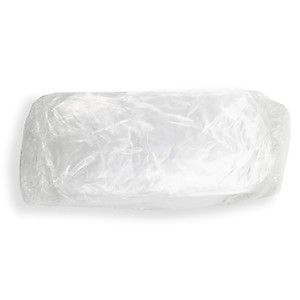 Colortrak Professional Bouffant Processing Caps, Single Use, Contain Hair During Perms, Conditioners, Relaxers, and Coloring, 21 Inch Diameter, Clear Plastic, Usable as Shower Cap, 100 Per Pack