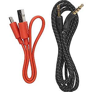 JBL Live 460NC Wireless On-Ear Noise-Cancelling Headphones Bundle with Carrying Case (Black)