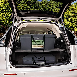 Cuddly Nest Rolling Folding Mattress Storage Bag - Heavy Duty Storage Container Fits for Tri-Fold Mattress Christmas Tree with 2 Wheels & Handles(Fits 6" QUEEN Mattress)