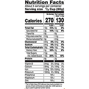 Bear Naked Granola Cereal, Breakfast Snacks, Fruit and Nut (6 Bags)