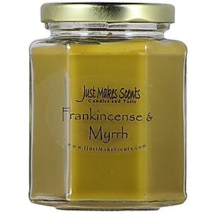Frankincense & Myrrh Scented Blended Soy Candle (8 oz)