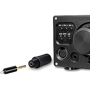 DD ddHiFi XLR44B XLR 4pin to 4.4mm Balanced Adapter Adapt XLR Traditional Desktop Devices to 4.4mm Audio Device or Earphone