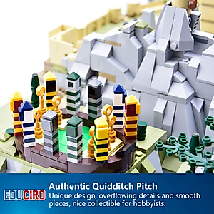 Under the Baubles Educiro Hogs Magic Castle Building Sets, (6862 Pieces) Adults Sets Challenging Wizarding World, 23-Inches Collectible Display Building Toy Set for Kids, Boys, and Girls Ages 16+