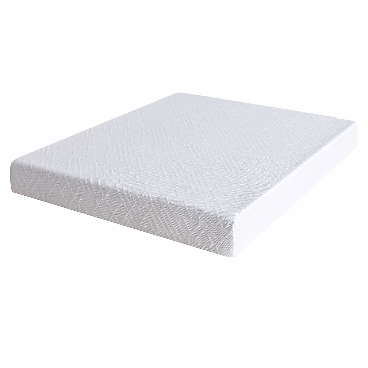 SILKIR 12 Inch Queen Size Mattress, Cooling Gel Memory Foam Mattress for Pressure Relieving, Mattress in a Box, CertiPUR-US Certified, Fiberglass-Free,White