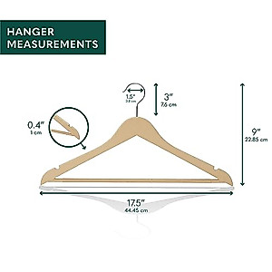 Simply Green ECO-Friendly 10 Pack Hangers Made from Recycled Materials. Thin, Light and Durable. Gentle Curves for Wrinkle Prevention, Holds up to 10.5 lbs, 360-Degree Rotating Hook