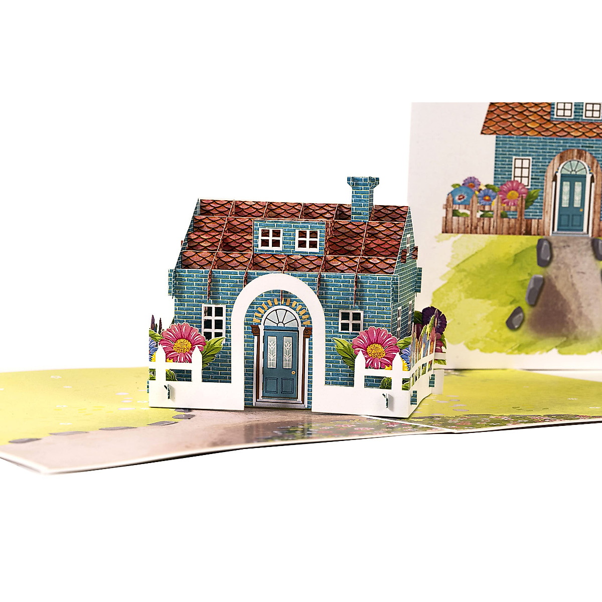 iGifts And Cards Home Sweet Home 3D Pop Up Greeting Card - Cool Housewarming Present, House Surprise Gift, Homeowner Appreciation, Homecoming Celebration, Welcome Neighbor, Moving Announcement - 6x8