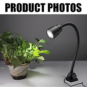 SHHUAOIL Led Machine Light Magnetic Light Chassis Optional LED Light 360° Arbitrary Bending Lamp Head with On/Off Switch Double Plated Hose for Rig Lighting Workshop Lighting(3W-24v,Switch Magneti