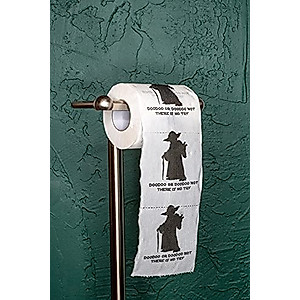 Star Wars Gifts | Star Wars Inspired Funny Toilet Paper | DooDoo or DooDoo Not 1-Pack Parody Yoda Roll | Star Wars Bathroom Decor | Funny Star Wars Gifts for Men Boys and Girls | 2-Ply, 250 Sheets