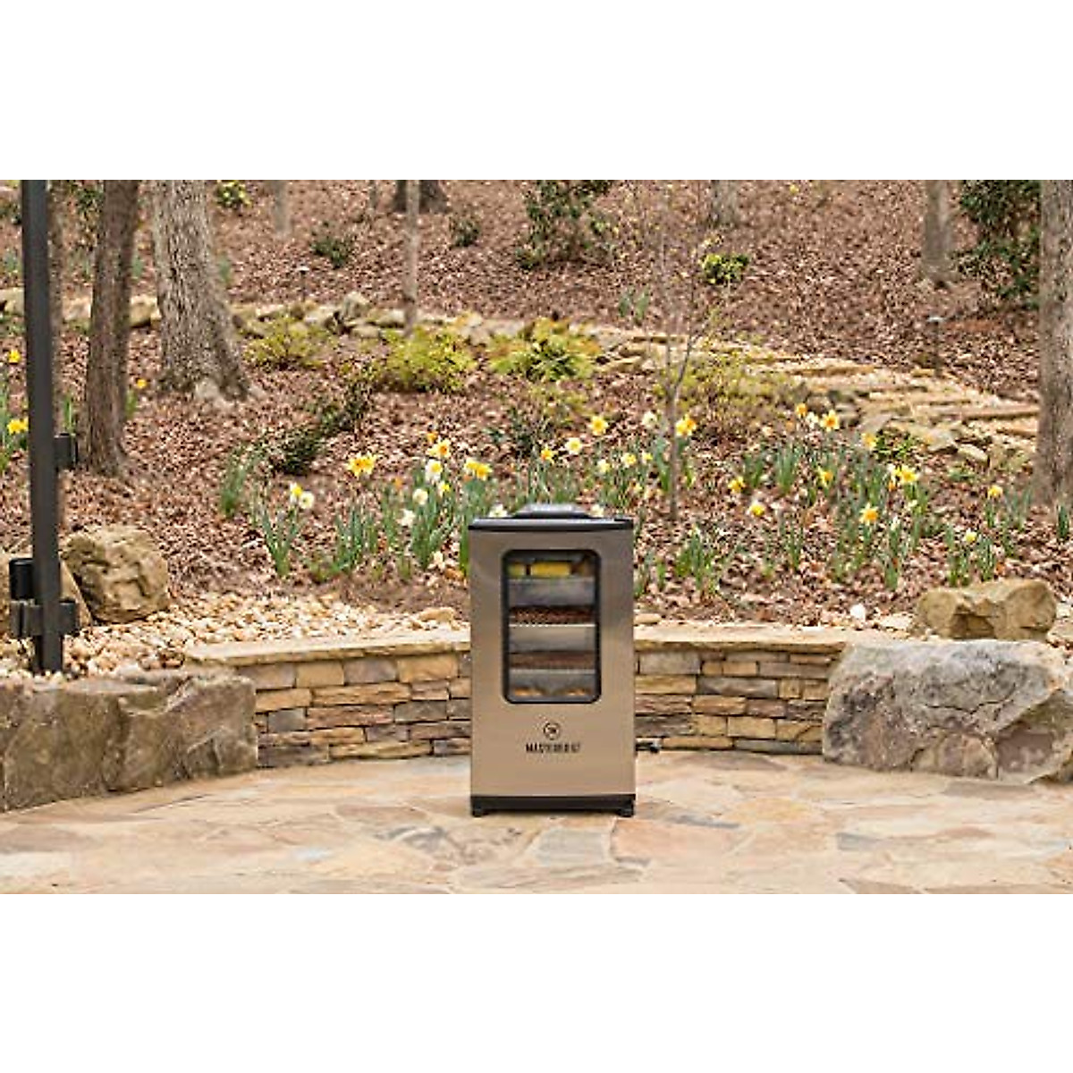 Masterbuilt MB20074719 Bluetooth Digital Electric Smoker, 40 inch, Stainless Steel