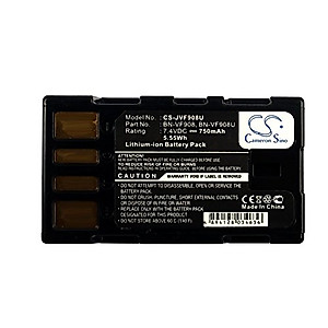 FYIOGXG Cameron Sino Battery for JVC GZ-X900, GZ-X900EK, GZ-X900U 750mAh