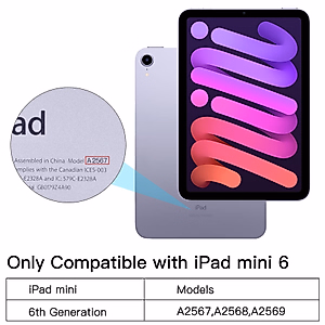 ZtotopCases for New iPad Mini 7 (A17 Pro) 2024 Case 8.3 Inch, Full Body Protective Cover with Pencil Holder and Auto Wake & Sleep Function for iPad Mini 7th/6th Generation, Black