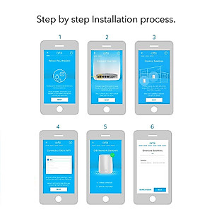 NETGEAR Orbi Wall-Plug Whole Home Mesh WiFi Satellite Extender - works with your Orbi router to add 1,500 sq. feet of coverage at speeds up to 2.2 Gbps, AC2200 (RBW30)