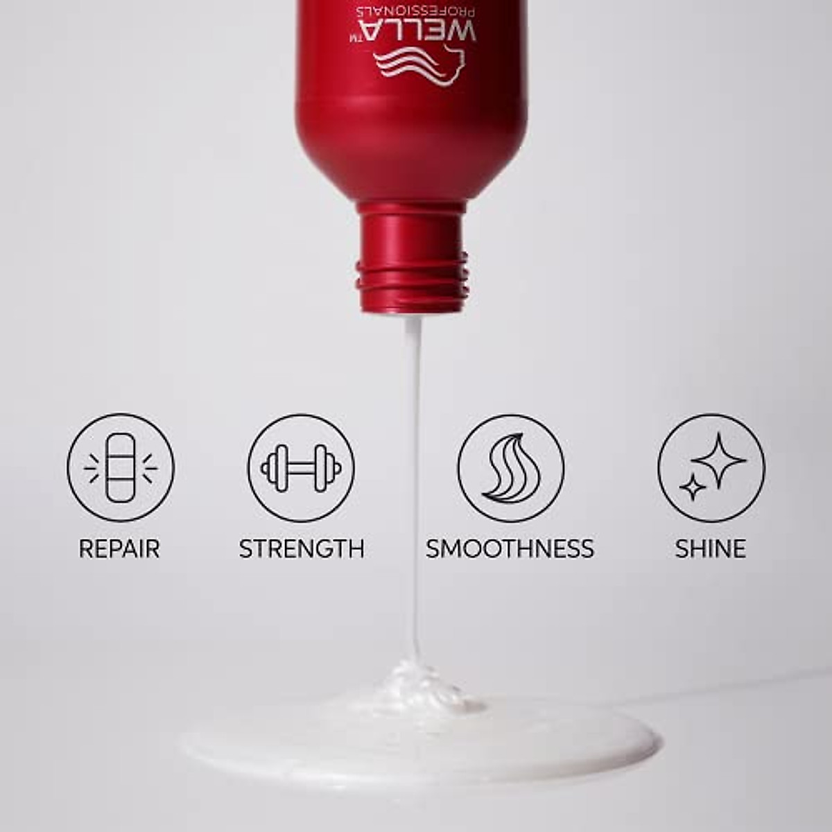 Wella Professionals ULTIMATE REPAIR Shampoo, Lightweight Cream Shampoo + Deep Nourishing Conditioner for Damaged Hair, Vegan Haircare, Formulated with Metal Purifier Technology, Liter Set