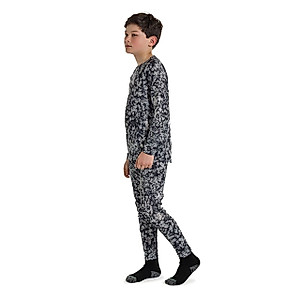 Burton Kids Lightweight Base Layer Set, Aerial Pines, Small