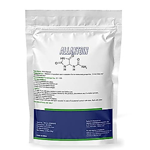 Myoc Allantoin Powder for Cosmetic, Skin, Allantoin Powder Bulk, DIY Powder for Cream, Gel, Serum & Lotion- Cosmetic Grade- 0.98 oz