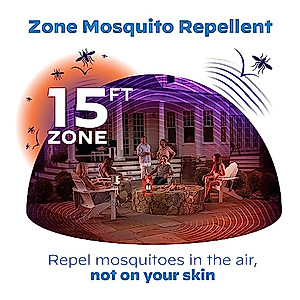 Thermacell Mosquito Repellent Patio Shield Lantern; Includes 12-Hour Refill; 15 Foot Zone of Protection; Highly Effective Mosquito Repellent for Patio; Bug Spray Alternative; Scent Free
